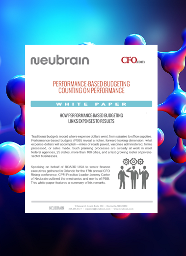 CFO.com feature on performance-based budgeting